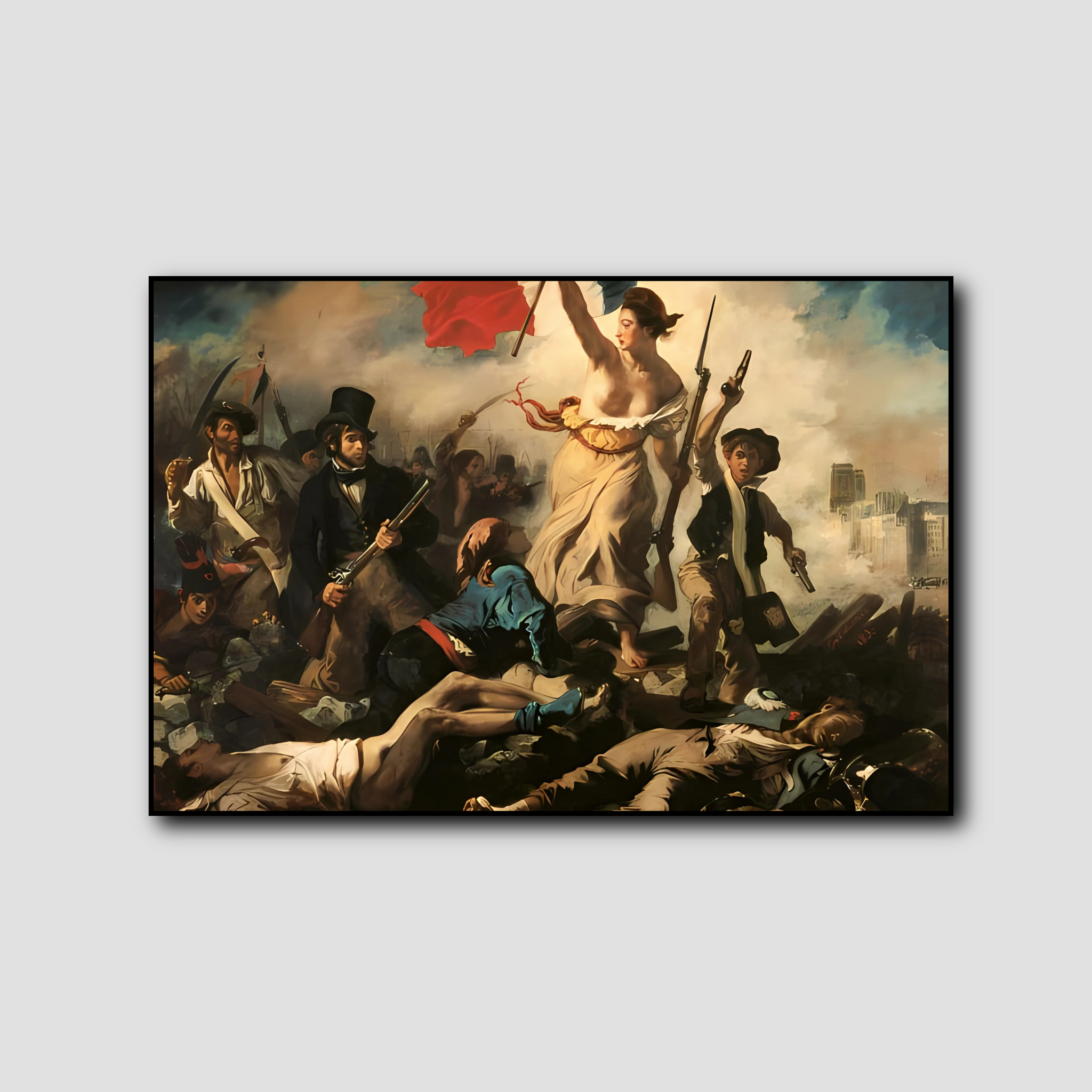 La liberté guidant le peuple - Eugène Delacroix | LigneCreator