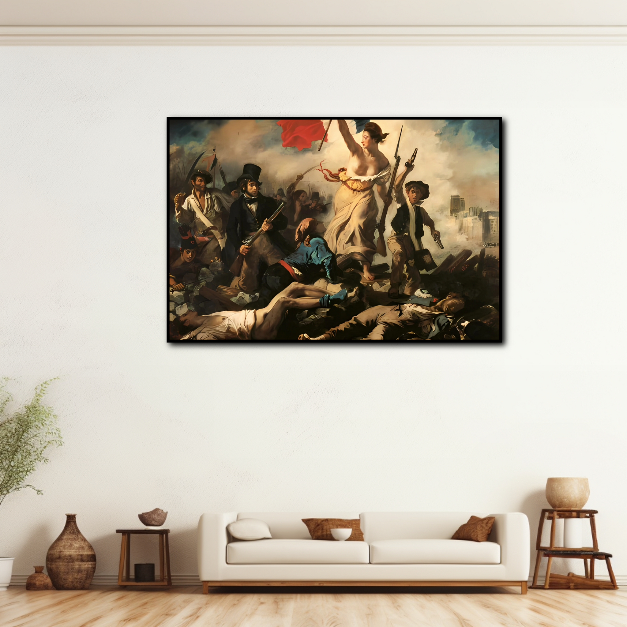 La liberté guidant le peuple - Eugène Delacroix | LigneCreator
