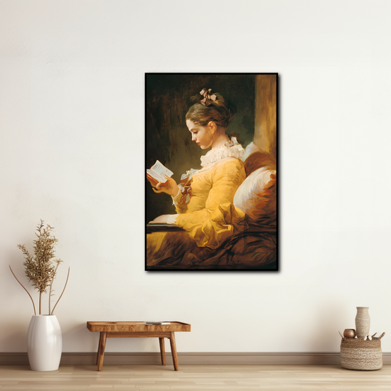 Jeune fille lisant - Jean Honoré Fragonard | LigneCreator