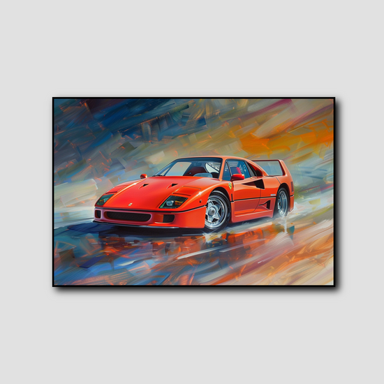 Tableau Ferrari F40 | LigneCreator