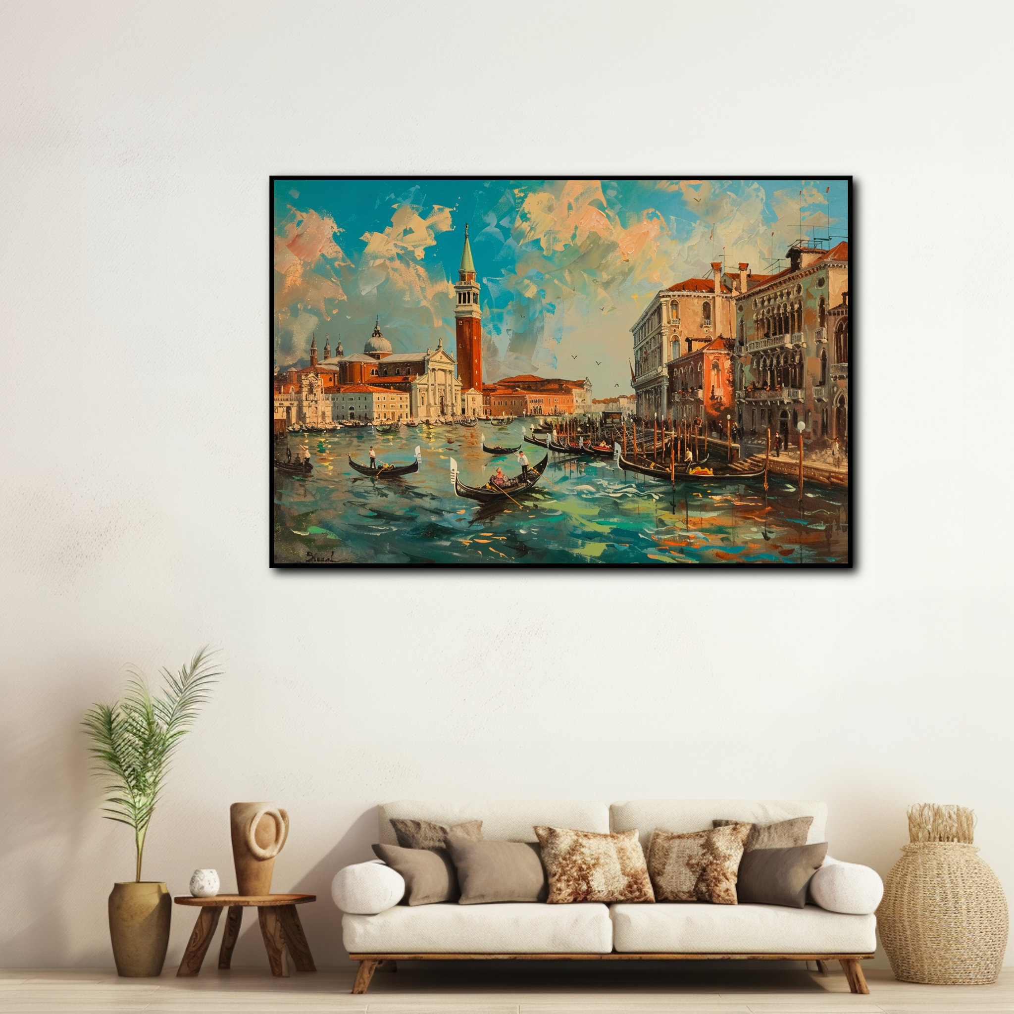 Tableau Venise Moderne | LigneCreator