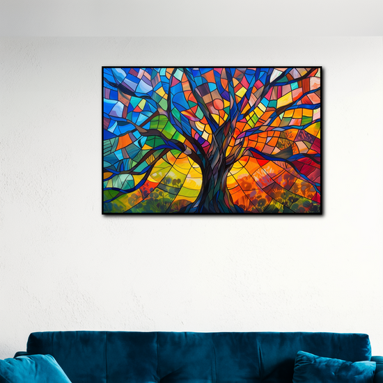 Tableau Arbre-vitrail | LigneCreator
