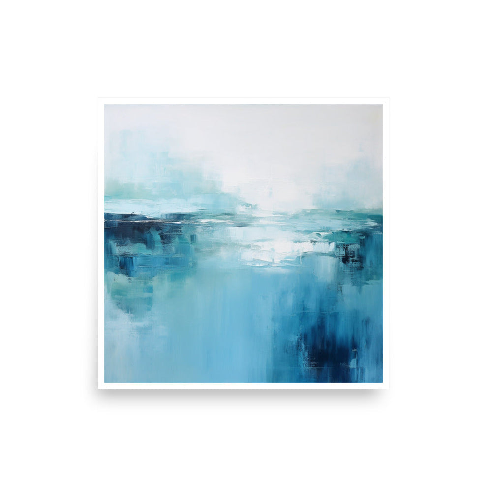 Tableau Moderne Turquoise | LigneCreator